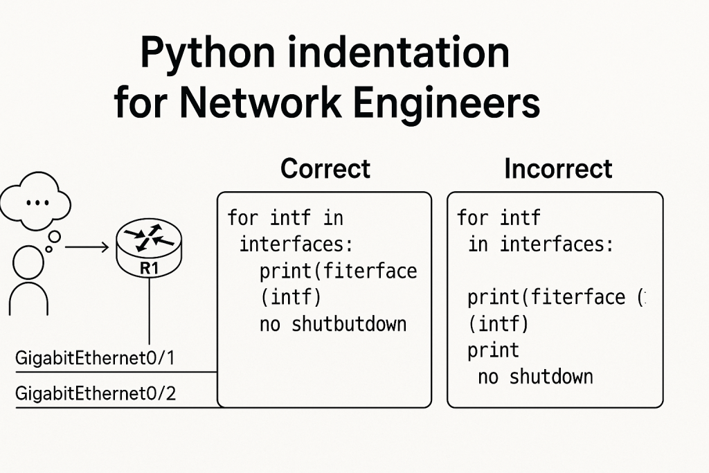 Python for Network Engineers Blog 6: Python Indentation - RichardKilleen